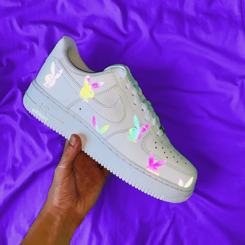 Nike Air Force 1 - Reflective Rabbits - Sneakers Custom Opplain