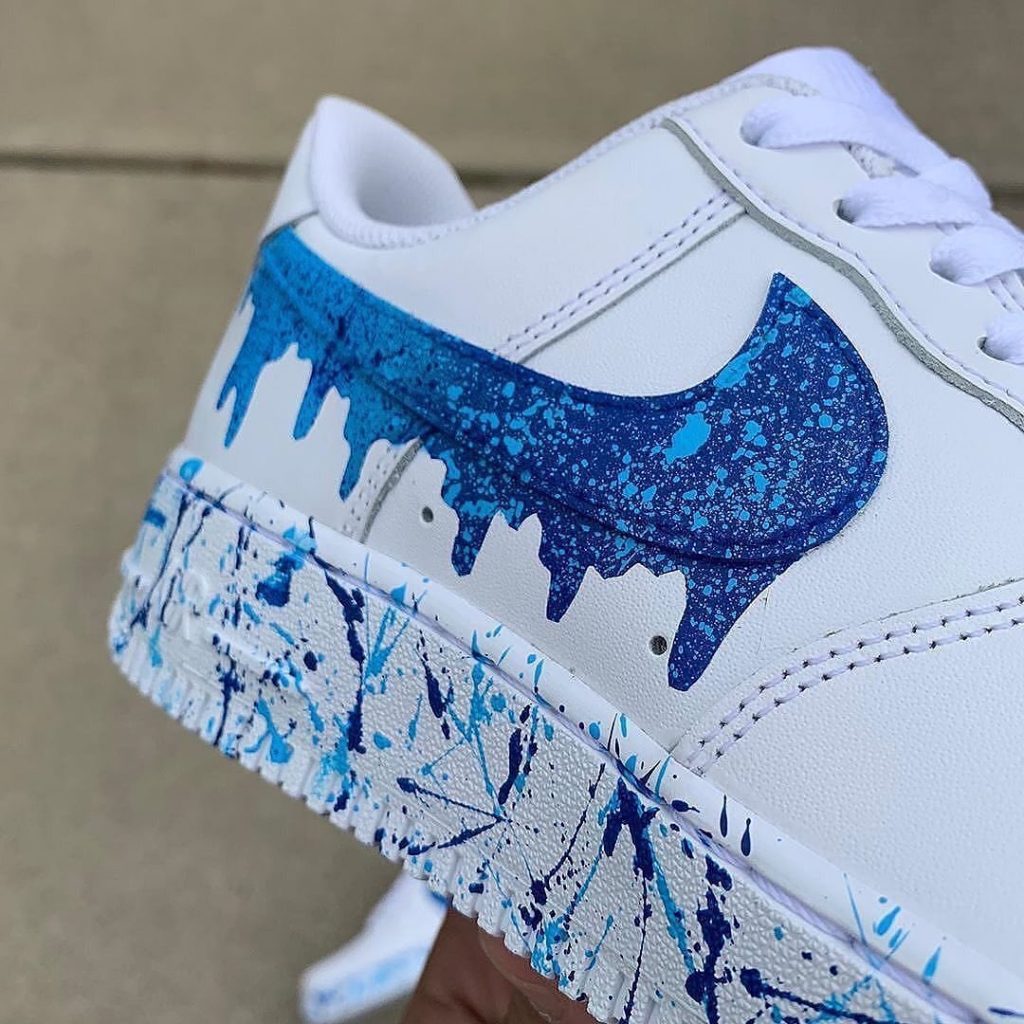 Nike Air Force 1 - Ice - Sneakers Custom Opplain